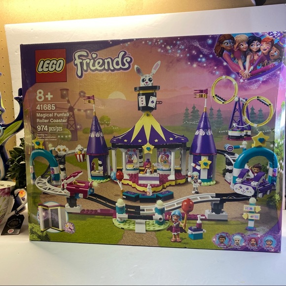 Lego | Toys | Lego 4685 Friends Magical Funfair Roller Coaster Building ...